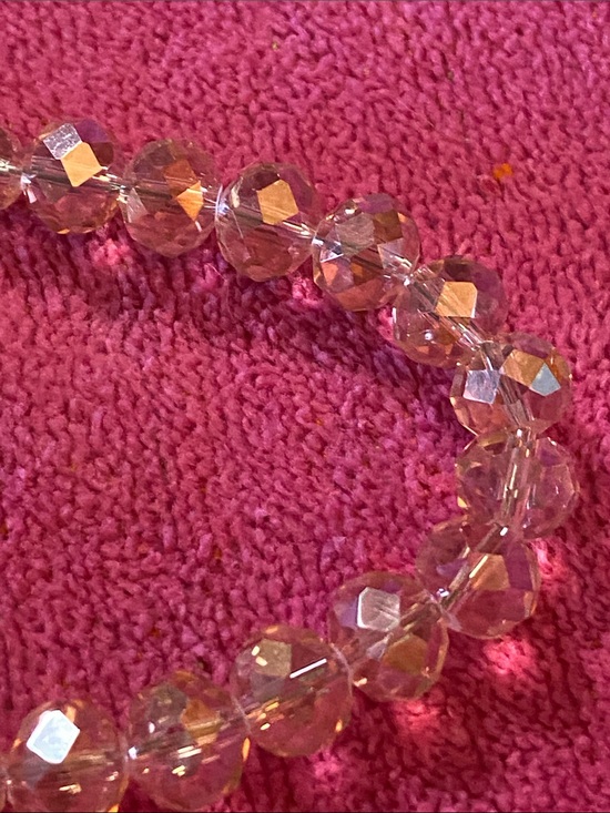 Jewelry | Necklace Graduated Aurora Borealis Faceted Crystal Beads With ...